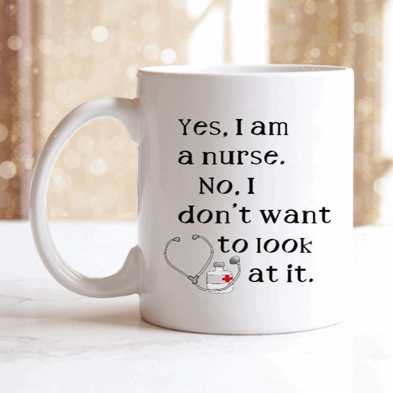 Funny Personalized Mug for Nurses – The Gifted Lady
